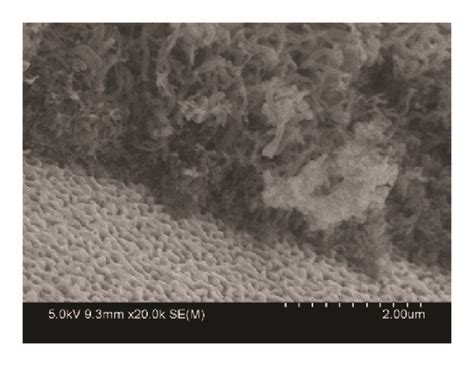 A 2 Nm Buffer Layer Growth Effect Sem Image B 5 Nm Buffer Layer