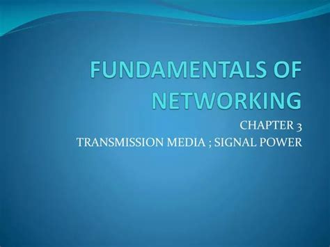 Ppt Fundamentals Of Networking Powerpoint Presentation Free Download