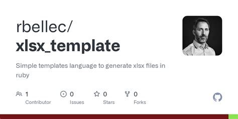 Github Rbellecxlsxtemplate Simple Templates Language To Generate