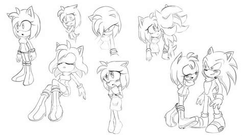 Shadamy Y Sonamy Chaos Universe En 2022 Personajes De Terror Cómo Dibujar A Sonic Dibujos