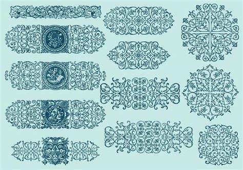 Scroll Pattern Vector Art Icons And Graphics For Free Download