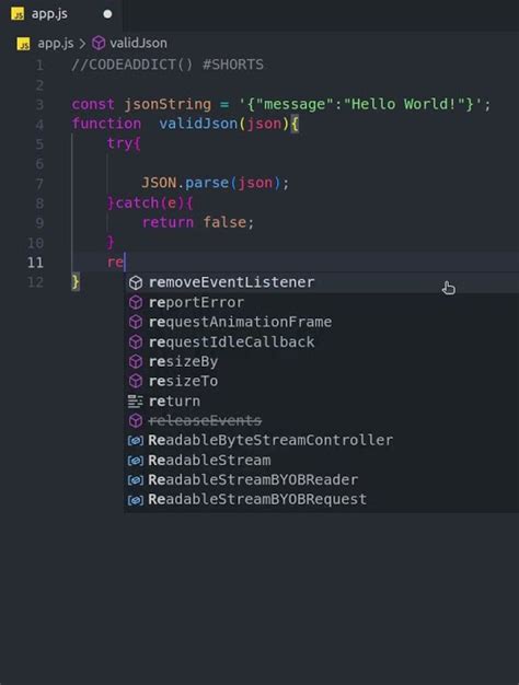 Shorts Javascript Validate Json String Youtube