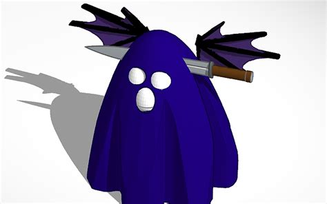 3d Design Evil Ghost Without Soul 3d Printable Tinkercad