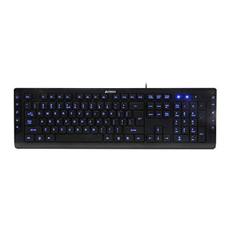 A4tech Kd 600l Ultra Slim Led Illuminated Keyboard One Touch Hotkeys Laser Engraved Keys With Uv