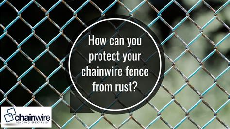Should I Worry About Rust On My Chainwire Fence Chainwire Fencing Specialist