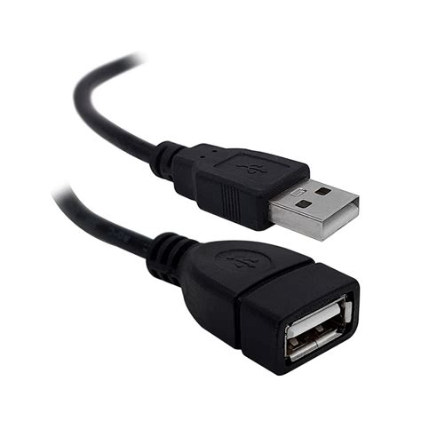 Cabo Extensor Usb 2 0 X Cell Usb Macho X Usb Fêmea 2m Preto Xc M F 2m