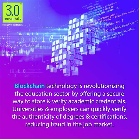 3 0 University On Linkedin Blockchain Blockchaintechnology Education Security Technology