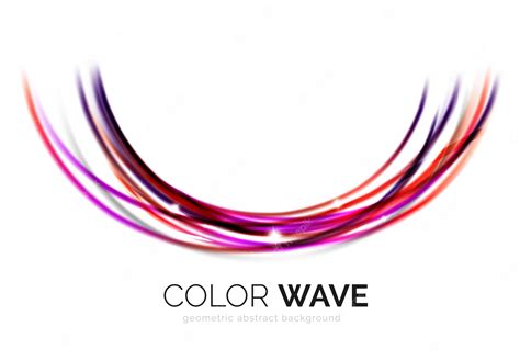 Premium Vector Abstract Color Wave Design Element
