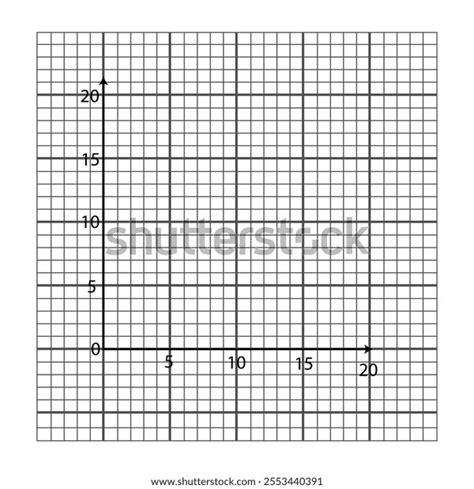Trigonometrical System Coordinates On Graph Paper Stock Vector Royalty