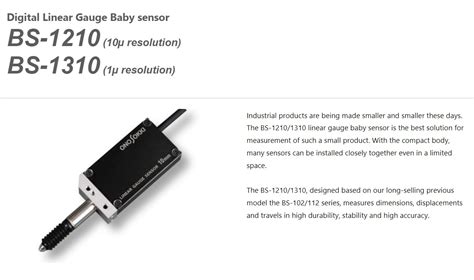 Ono Sokki Linear Gauge Sensor At Patrick Lakes Blog