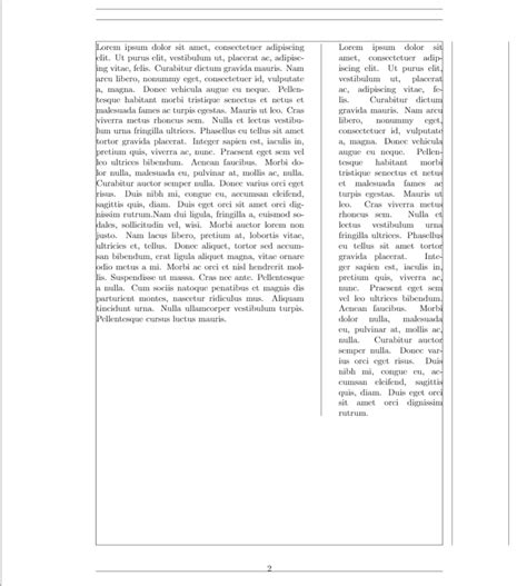 How To Split The Text Into Two Columns That Both Have A Different Width