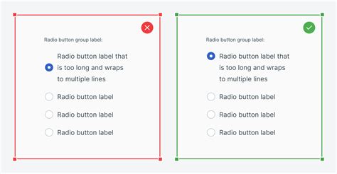 what are the radio button design best practices to consider
