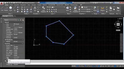 How To Find Area Using Polyline In Autocad Printable Online