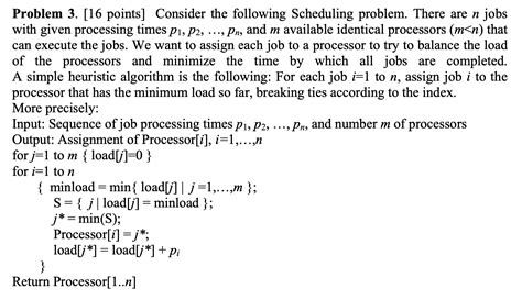 Problem Points Consider The Following Chegg