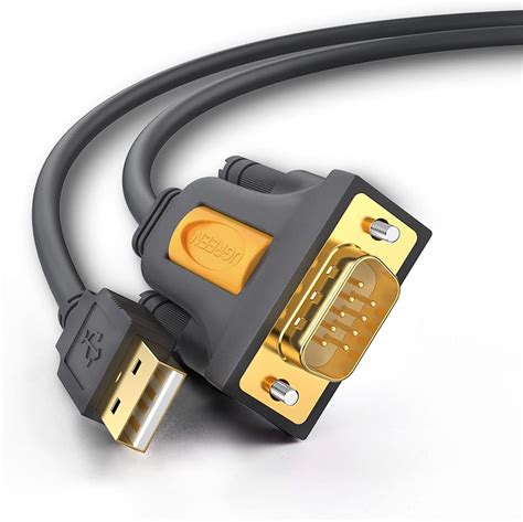 Jp Ugreen Usb シリアル変換ケーブル Rs232 Usb 9ピン 変換 シリアルケーブル D Sub9ピン Windows Mac Os両対応 1m
