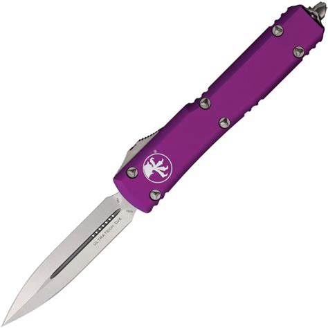Microtech Ultratech Violet Aluminum 3 5 Bohler M390 Mct12210vi Knifegeek
