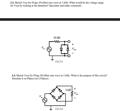 Solved 23 ﻿sketch Vout For
