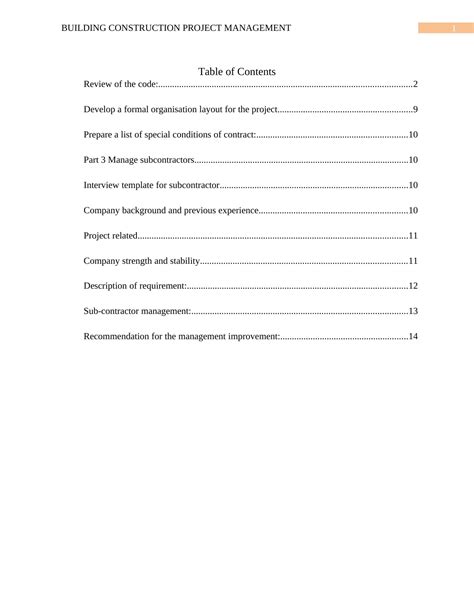 Construction Project Management Analysis And Practices