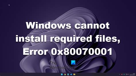Error X Windows Cannot Install Required Files