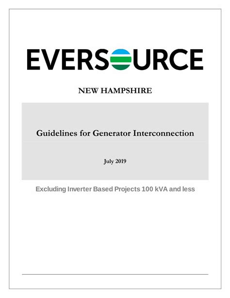 Pdf Guidelines For Generator Interconnection Dokumen Tips