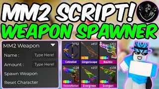 Best Op Mm2 Weapon Spawner Script Working Delta Executor Script On