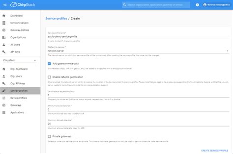 chirpstack lns thingpark x schc ipcore documentation