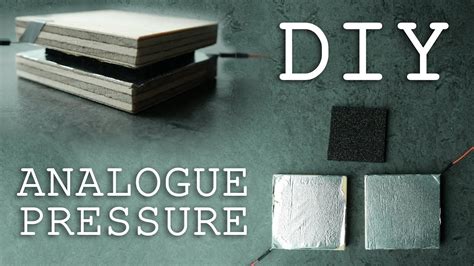 Diy Analogue Pressure Sensor Arduino Youtube