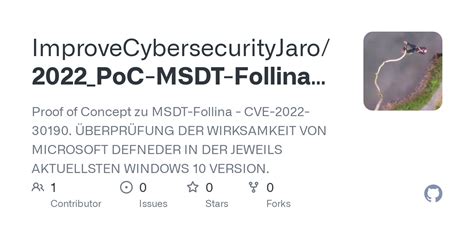 Github Improvecybersecurityjaro 2022 Poc Msdt Follina Cve 2022 30190 Proof Of Concept Zu Msdt