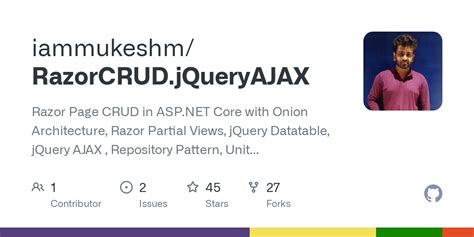 Github Iammukeshmrazorcrudjqueryajax Razor Page Crud In Aspnet