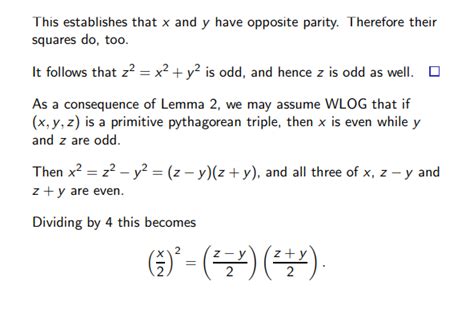 Solved If X Y Z Is A Primitive Pythagorean Triple Then One Of Course Hero