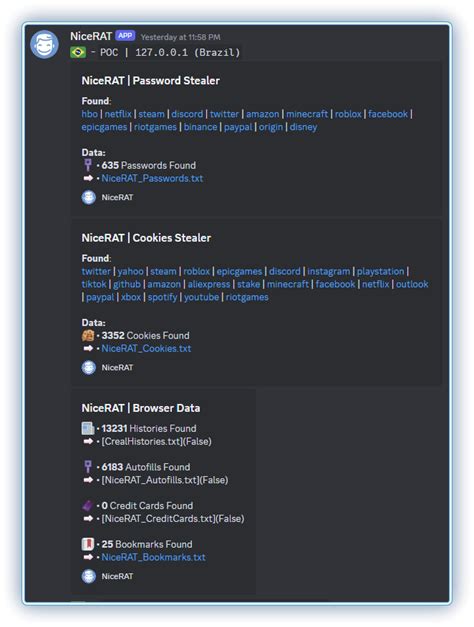 Github Lordianxlordianxi Nicerat Is An Easy To Use Python Based Rat And Stealer Which Send