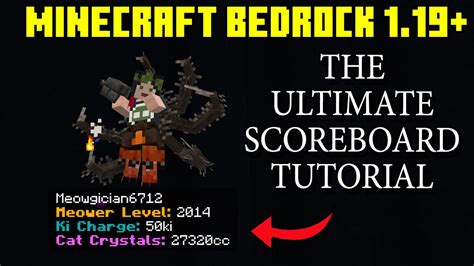 The Ultimate Scoreboard Tutorial Minecraft Bedrock 1 19 Youtube