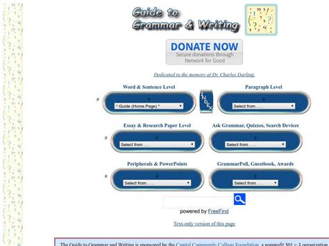 Guide To Grammar And Writing Handout For 9th 10th Grade Lesson Planet