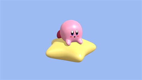 Warp Star Kirby 3d Model By Liv 3d [bb67a34] Sketchfab