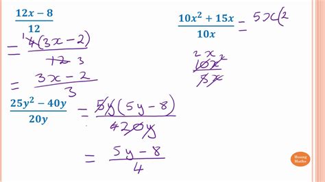 Factorise And Simplify Part YouTube