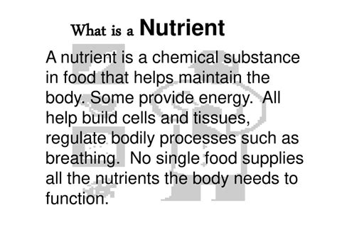 Nutrients Regulate All Body Processes At Herbert Hamilton Blog
