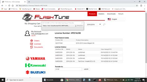 Error Un Authorized ECU Contact Support FTECU Forum