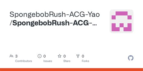 SpongebobRush ACG Yao Github Io Character Html At Main SpongebobRush ACG Yao SpongebobRush ACG