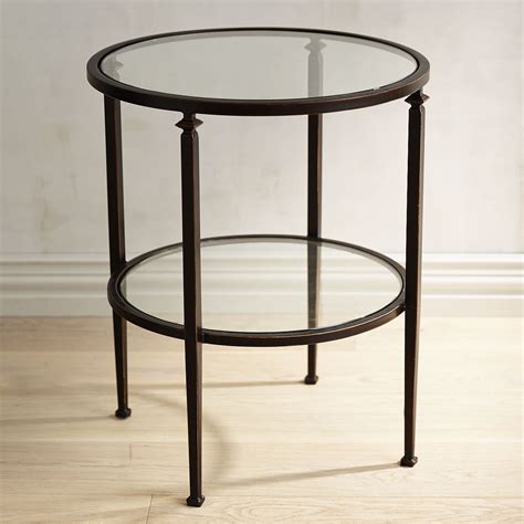 Round End Tables Glass At Jane Mcgary Blog