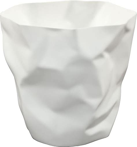 Amazon Modway Lava Trash Bin In White 12 5 L X 11 5 W X 11 5 H