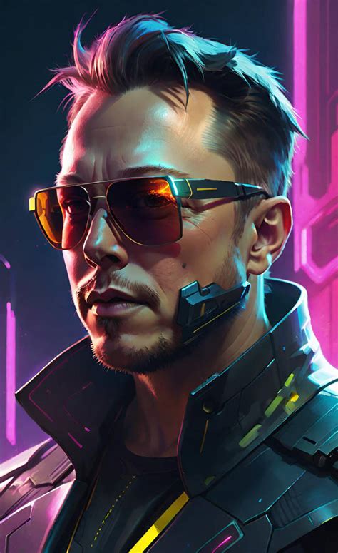 Cyberpunk 2077 Elon Musk By Thenftguy On Deviantart