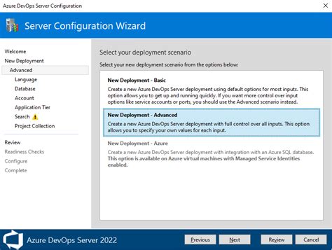 이중 서버 구성 설정 Azure Devops Microsoft Learn