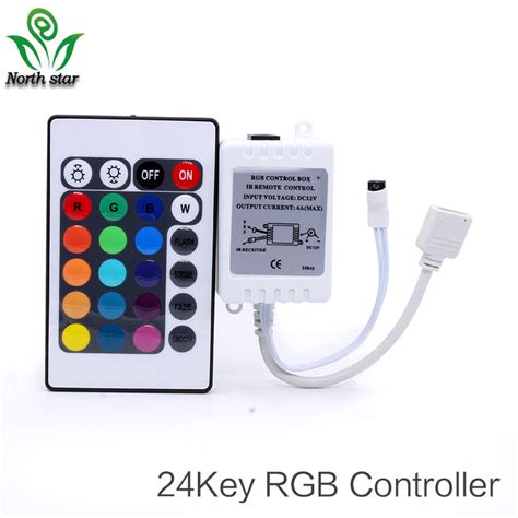 24keys Led Rgb Controller Dc12v Ir Remote Controll Vicedeal