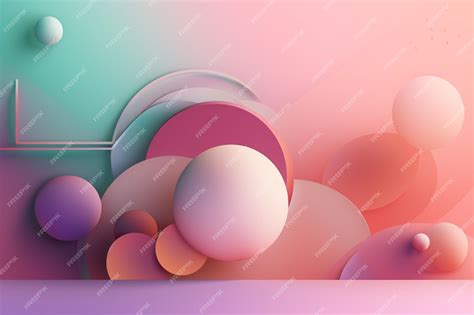 Premium Photo Creative Abstract Minimal Background Composition With Realistic 3d Objects