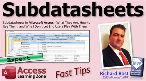 subdatasheets in microsoft access what how and why i don t let end users play with them