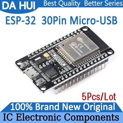 5pcs Lot Esp 32 Esp Wroom 32 Esp32 Wifi Dual Core Cpu Development Board 802 11b