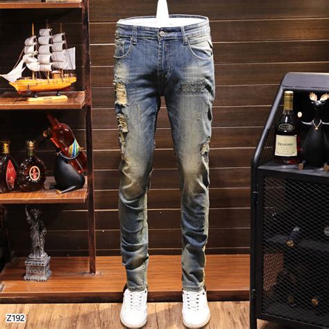 Z192 워싱스판데님 신사패션