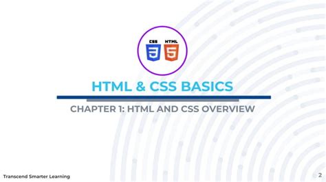 Chapter 1 Html And Css Introduction Module Pptx Web Design And Html Internet