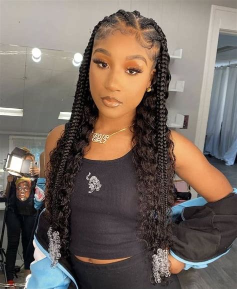 How To Do Feed In Braids With A Quick Weave Or Sew In Curly Human Hair