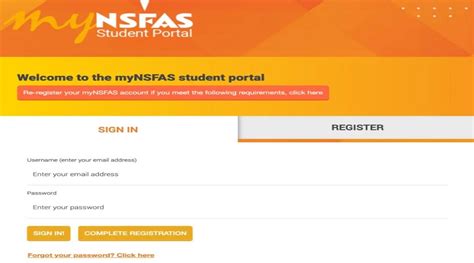 MyNSFAS 2025 2026 Nsfas Org Za